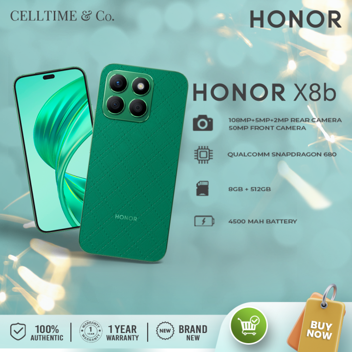 Honor X8B 8Gb+512Gb LTE Octa-core Processor | Lazada PH