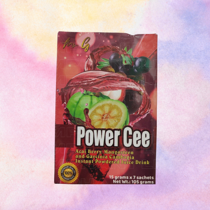 Ms.G POWER CEE (15g/7Sachet) INSTANT POWDERED JUICE DRINK | Lazada PH