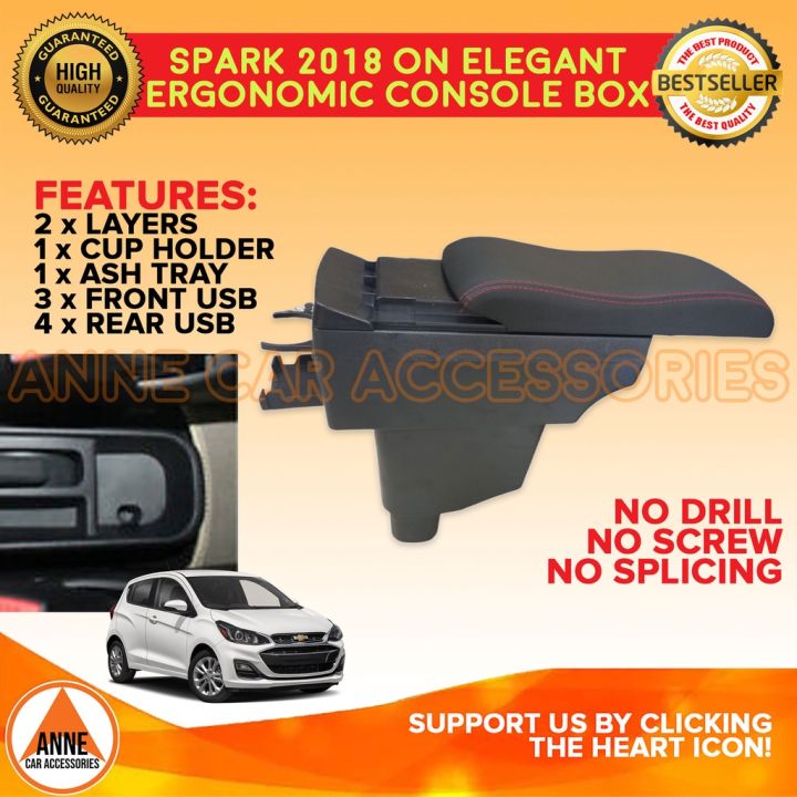 Car Armrest Chevrolet Spark Accessories 2011 2012 2013 2014 2015 2016 ...