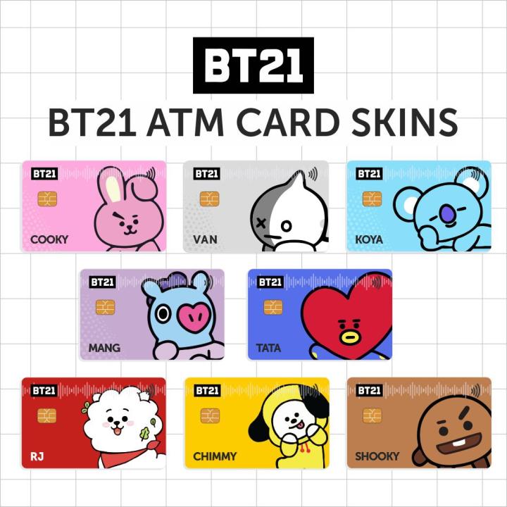 BT21 ATM BEEP DEBIT BANK Card Skin Stickers | Lazada PH BT21 ATM BEEP DEBIT BANK Card Skin Stickers | Lazada PH