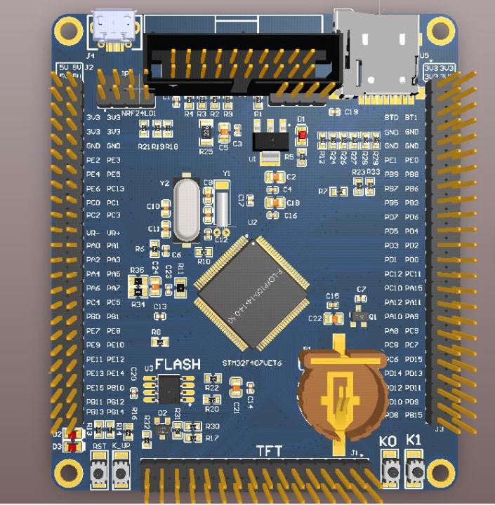 Stm32f407vet6 circuit diagram design data schematic diagram pcb ...