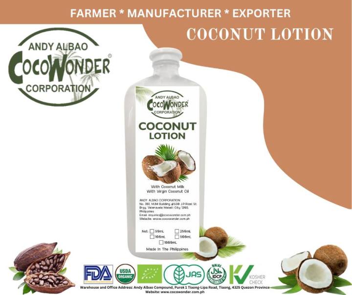 Coconut Lotion 250ml-1000ml by CocoWonder | Lazada PH