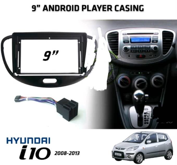 Hyundai I10 I30 IPS SCREEN Android Player + Casing + Reverse Camera And ...