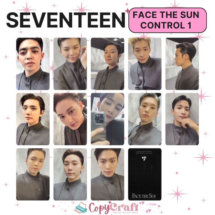 SEVENTEEN - SEVENTEEN - Face The Sun [Control & Carat] Album Photocards ...