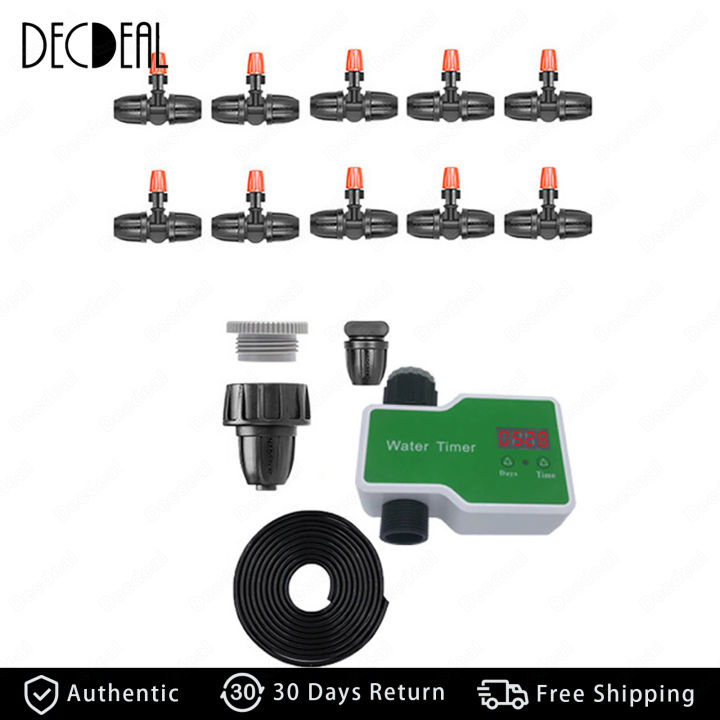 LCD Screen Garden Irrigation Control Device Auto Water Saving ...