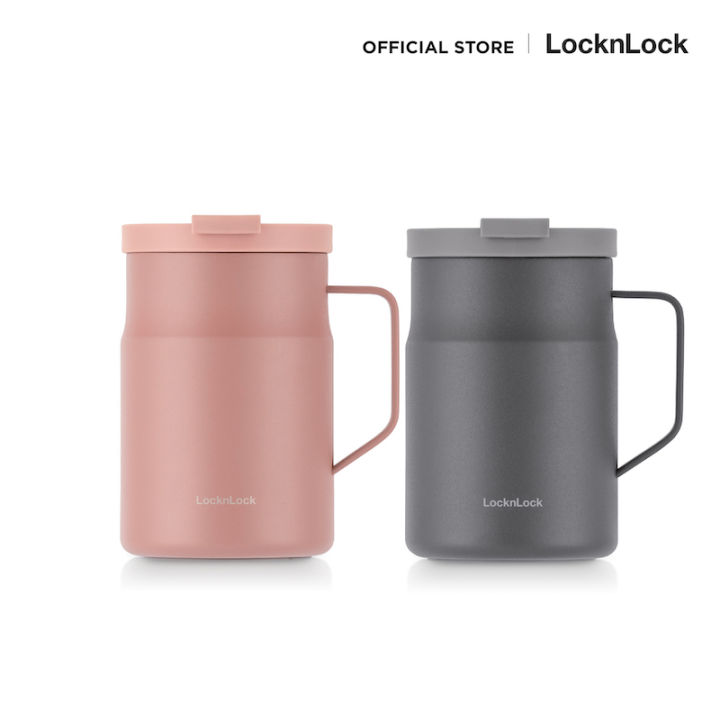 LocknLock แก้วน้ำเก็บอุณหภูมิความร้อน-เย็น Metro Mug Tumbler 475ml รุ่น LHC4263 | Lazada.co.th
