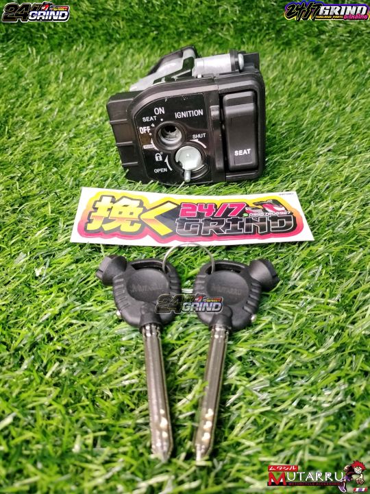 MUTARRU ANTI-THEFT KEY IGNITION SWITCH SET HONDA CLICK FLOWER TYPE ...