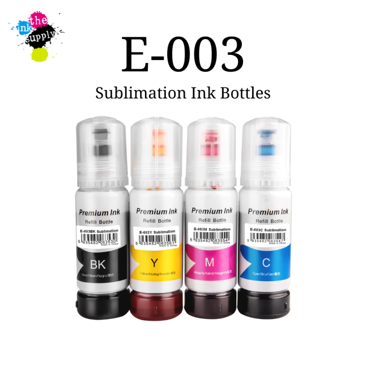 theinksupply Compatible Epson 003 Sublimation Printer Ink Bottle Refill ...
