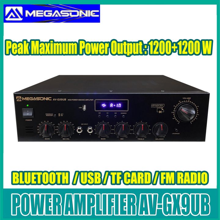 Megasonic Power Amplifier AV-GX9UB | Lazada PH