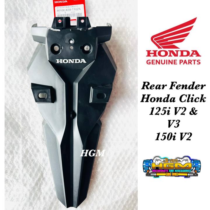 REAR FENDER FOR HONDA CLICK 125i/150i V2 125i V3 GC | 80100-K59-T10ZA ...