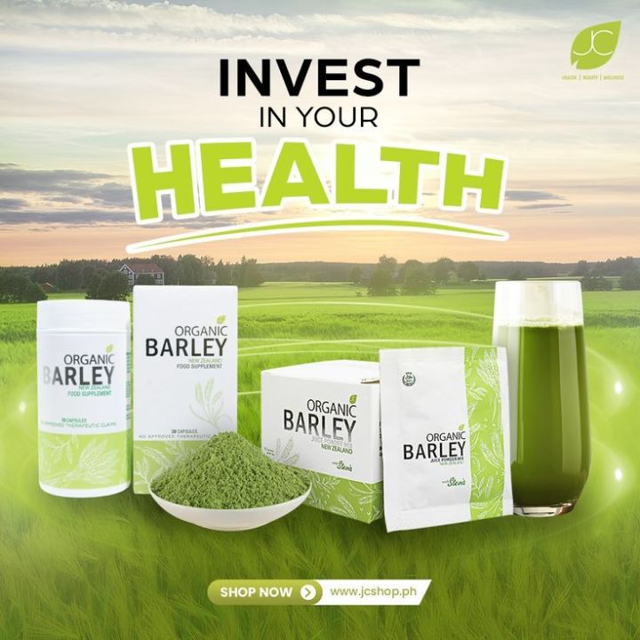JC Barley Organic Juice 10 Sachet Original | Lazada PH