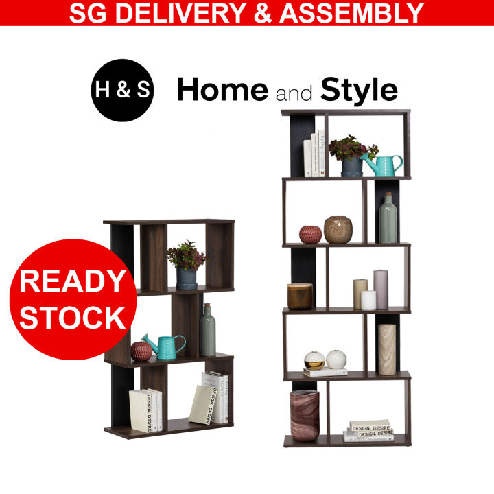 (SG) Display Cabinet, Bookshelf Storage Rack, Storage Divider, Bookcase ...