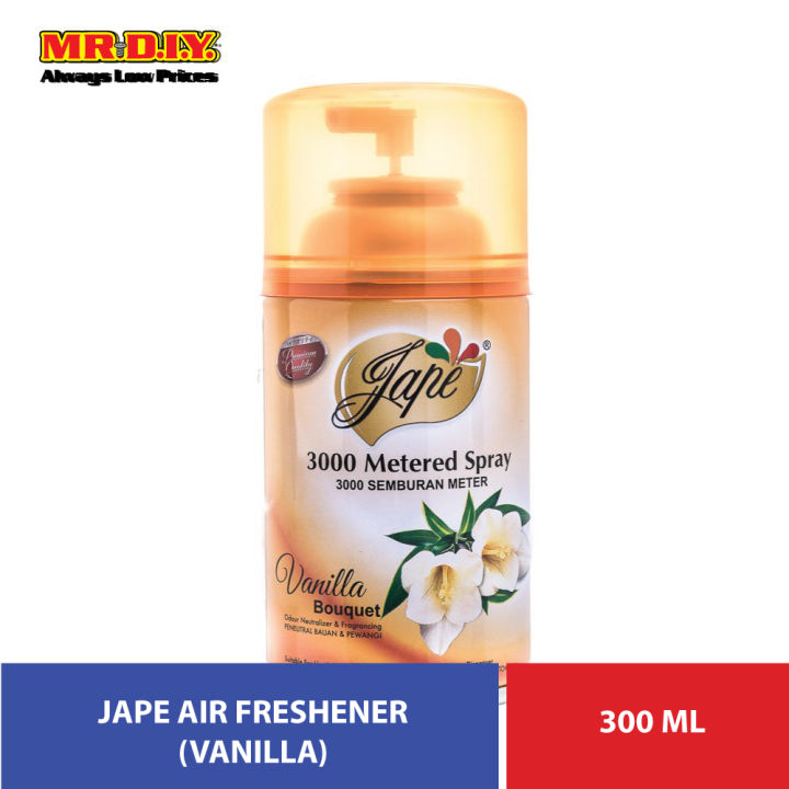 Jape Air Freshener 3000 Metered Spray Vanilla (300ml) | Lazada