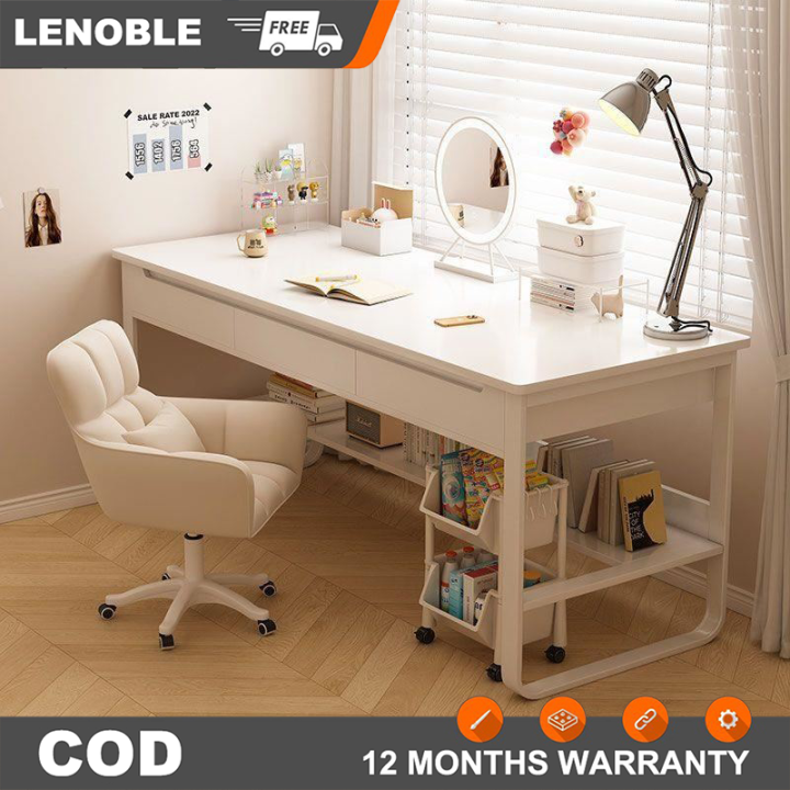 LENOBLE Computer Table Study Desk Office Desk Computer Desk With ...
