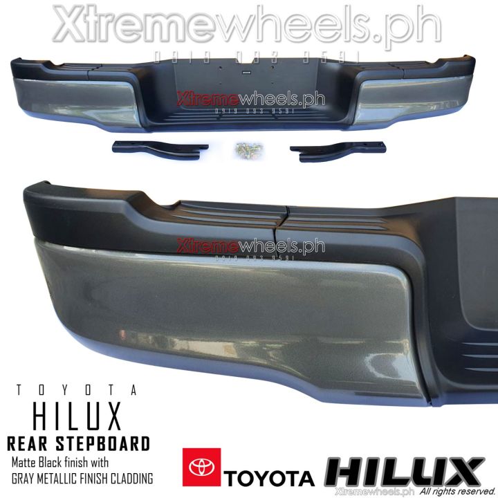 Toyota Hilux J E G V Conquest 2016 to 2025 Gray Oem Rear Bumper ... Toyota Hilux J E G V Conquest 2016 to 2025 Gray Oem Rear Bumper ...