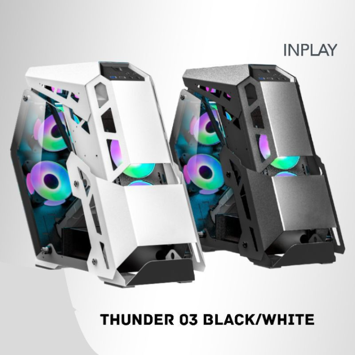 inPlay Thunder 03 ITX MATX Case Computer Case Tempered Glass Case Pc ...