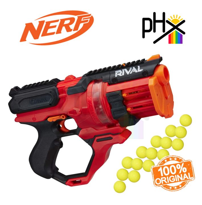 NERF Rival Roundhouse XX-1500 Red Blaster - 15 Rival Rounds | Lazada PH