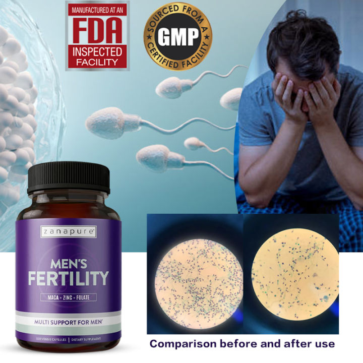 Zanapure Men's Fertility | Supplement sa Panlalaking Fertility ...
