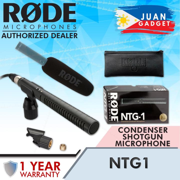 RODE NTG1 Condenser Shotgun Microphone | JG Superstore | Lazada PH