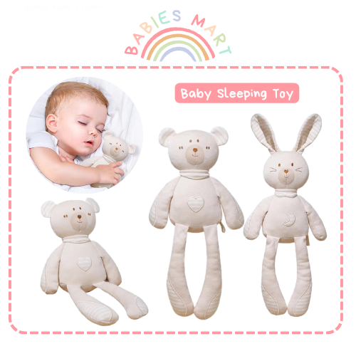 🇲🇾𝐑𝐄𝐀𝐃𝐘 𝐒𝐓𝐎𝐂𝐊🇲🇾 Baby Sleeping Toy Comforter Teddy Bunny Bed Stroller ...