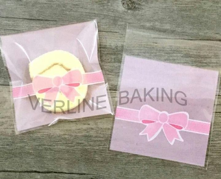 100 PCS PLASTIK KEMASAN KUE PLASTIK PIE PLASTIK PIE SUSU KEMASAN ...