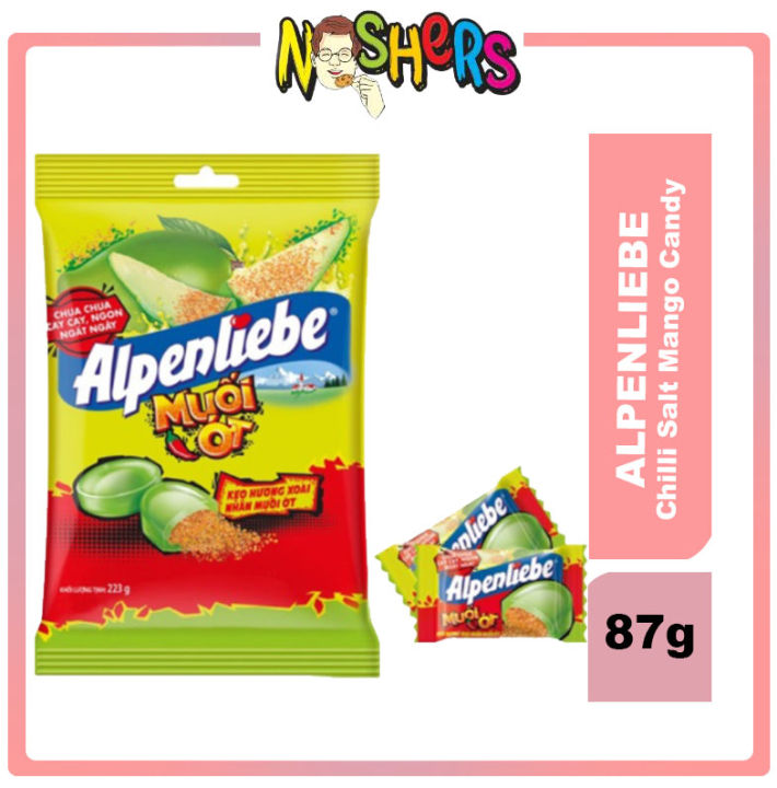 Noshers Alpenliebe Chewy Candy filled with chilli salt Mango Product of ...