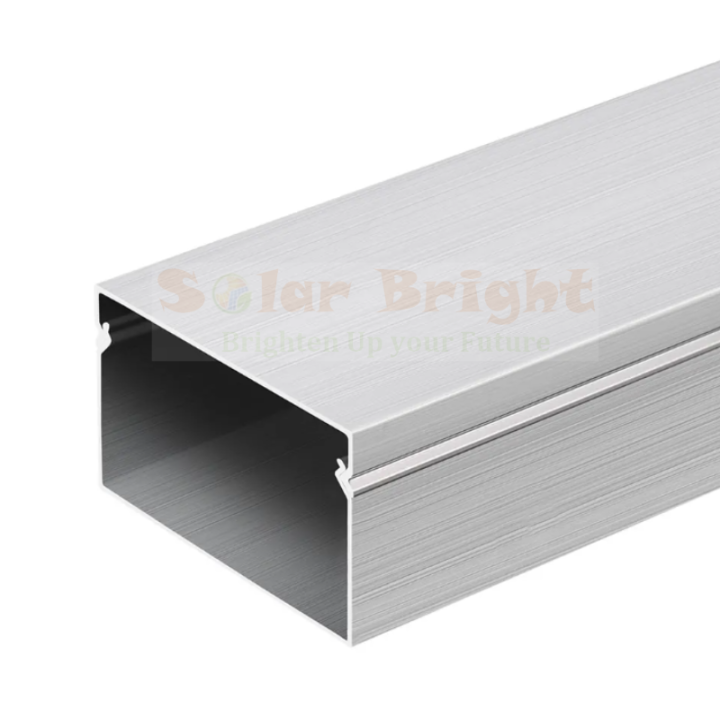 1 METER Aluminum Alloy Cable Trunking Wiring Ducts Silver Square ...