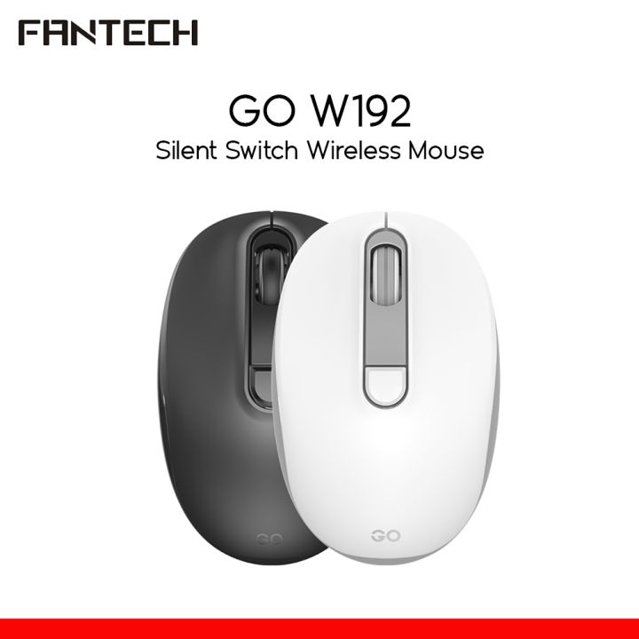 Fantech Wireless Mouse Go W192 with Silent Click, 2.4GHz Wireless ...