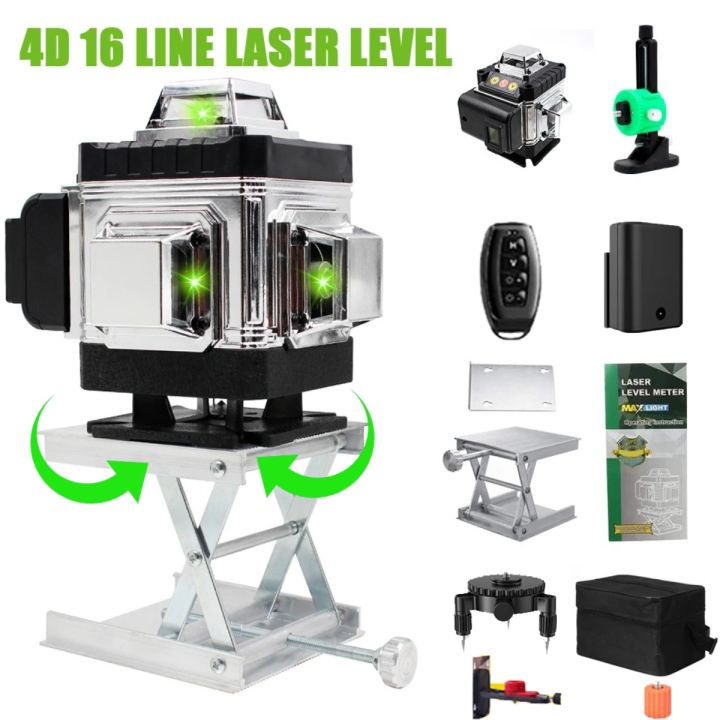 Laser Sinar UV Laser Leveling 16 Line Alat Perata Laser Laser Bangunan ...