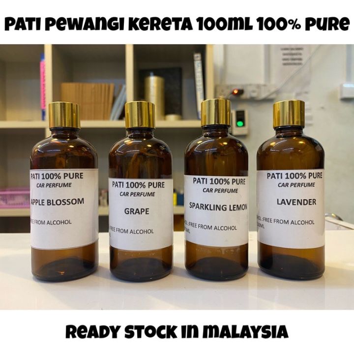 PATI PEWANGI KERETA 100ML 100% PURE / CAR PERFUME / AIR FRESHENER 100 ...