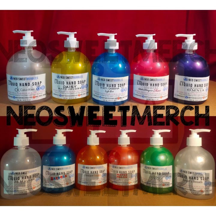 Neo Sweet Bubbles Premium Handsoap 500ml PUMP BOTTLE / 1000ml REFILL ...