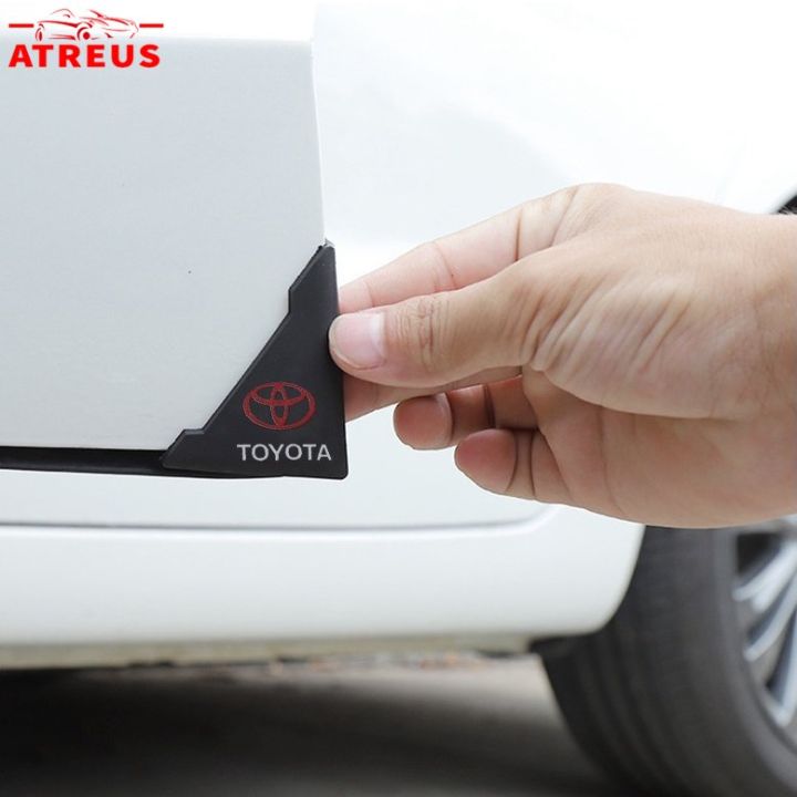 2/4PCS Toyota Door Crash Protection Sticker for Vios ncp93 Wish Hilux ...