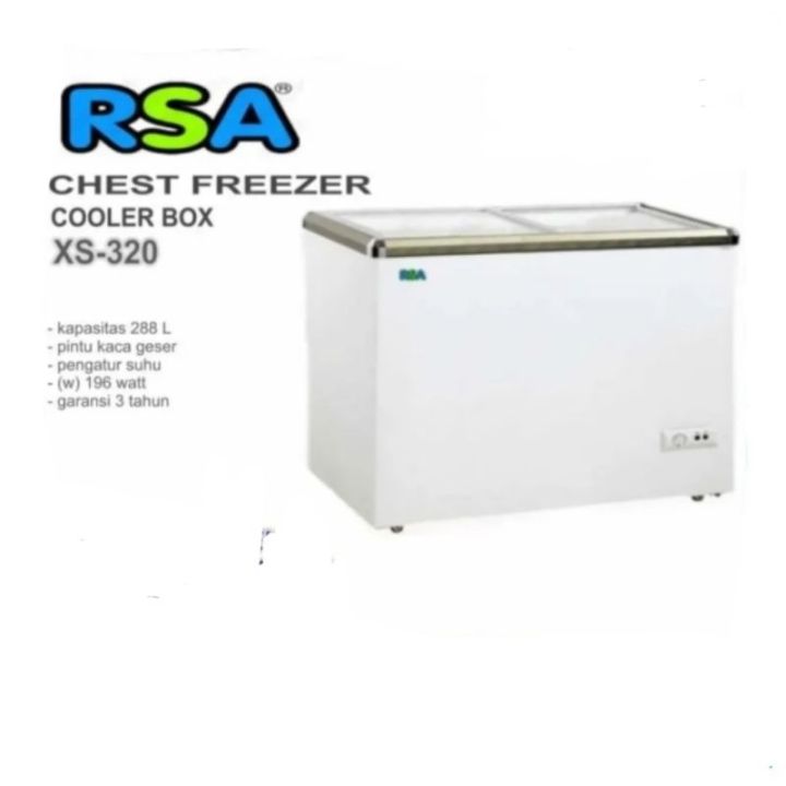 RSA XS 320 Chest Freezer Box Sliding 300L Lemari Pembeku Es Krim By GEA ...