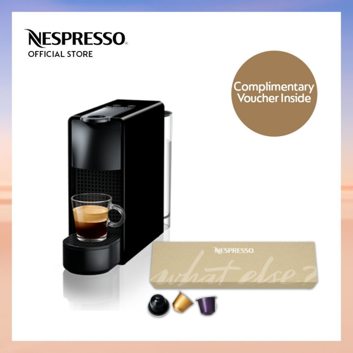 Nespresso® Essenza Mini Coffee Maker Black with Free Coffee Capsules ...