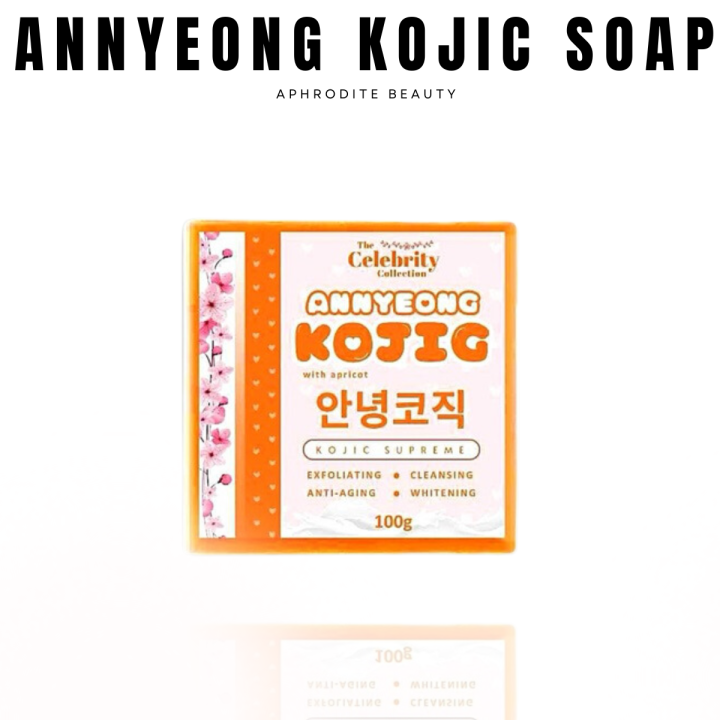 Anyeong Kojic Soap Whitening Exfoliating Anti-Aging Soap Deep Clean ...