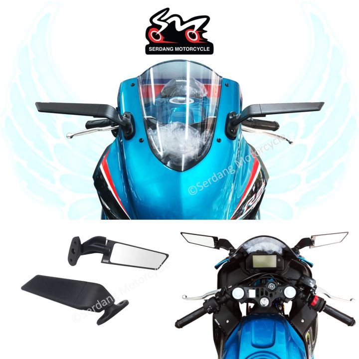 SEMSPEED Winglet Mirror Yamaha R25 R15 R1 R6 Kawasaki Ninja 250 250SL ...