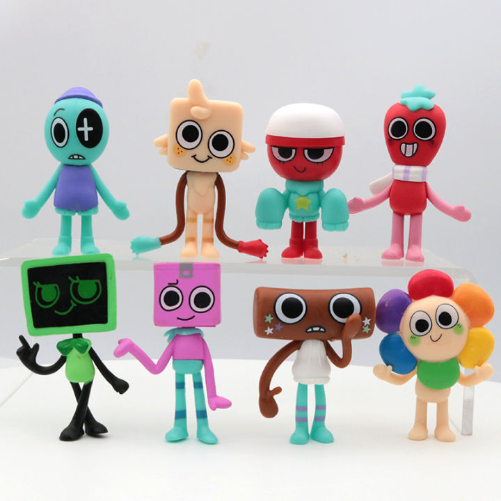 8Pcs/Set Dandy's World PVC Action Figure Toy Cartoon Dandy World Horror ...
