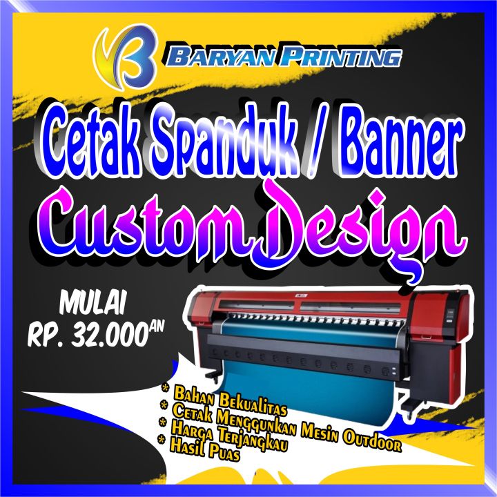 Spanduk / Banner Jualan design Custom Free | Lazada Indonesia