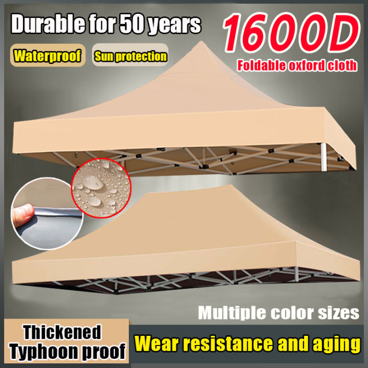 1600D Thickened Waterproof Tent Cover Replacement for 2x2 2.5x2.5 2x3 ...