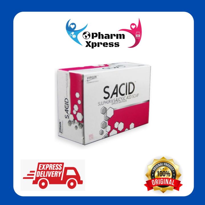 Sacid Sulphur & Salicylic Acid Soap 100g | Lazada
