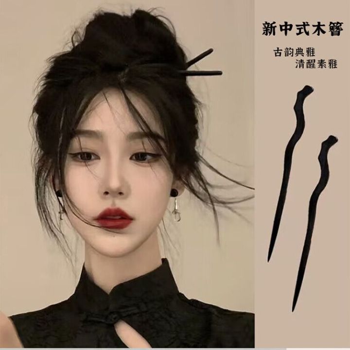 Hair Stick Chinese Sandalwood Vintage 2024 New Chinese Style Hairpin ...