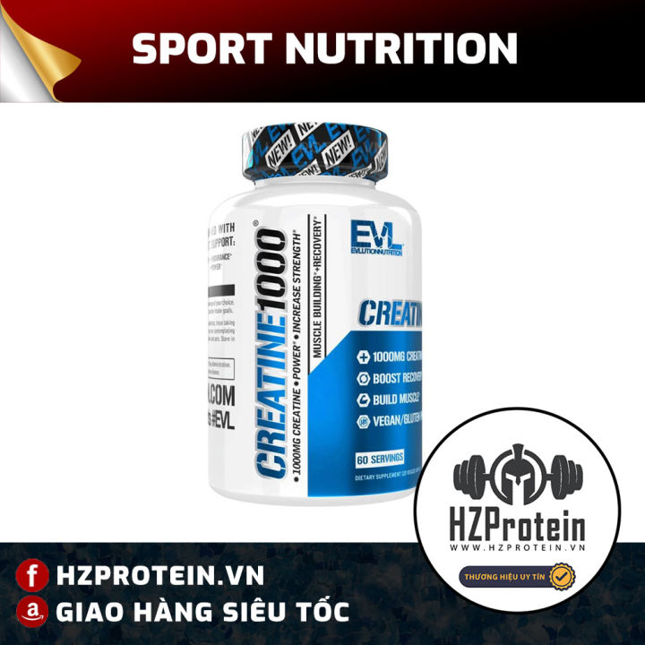 EVL Creatine Monohydrate 1000 - Thực phẩm bổ sung Creatine Monohydrate ...
