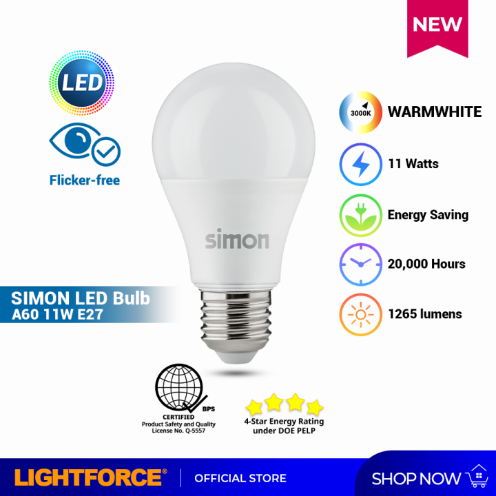 SIMON LED BULB A60 11W E27 | Lazada