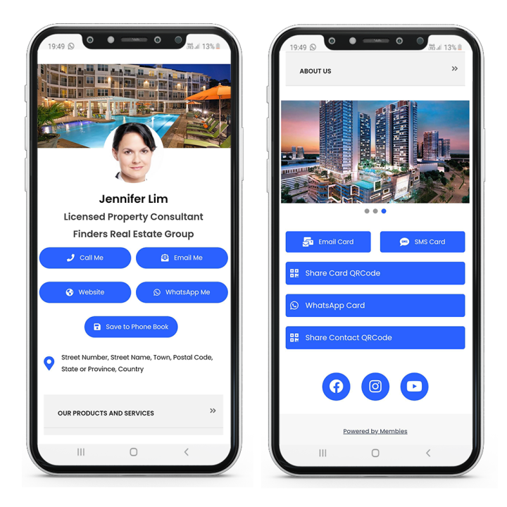 Business Card/ Digital Business Card/ Name Card / Kad Perniagaan /Kad ...