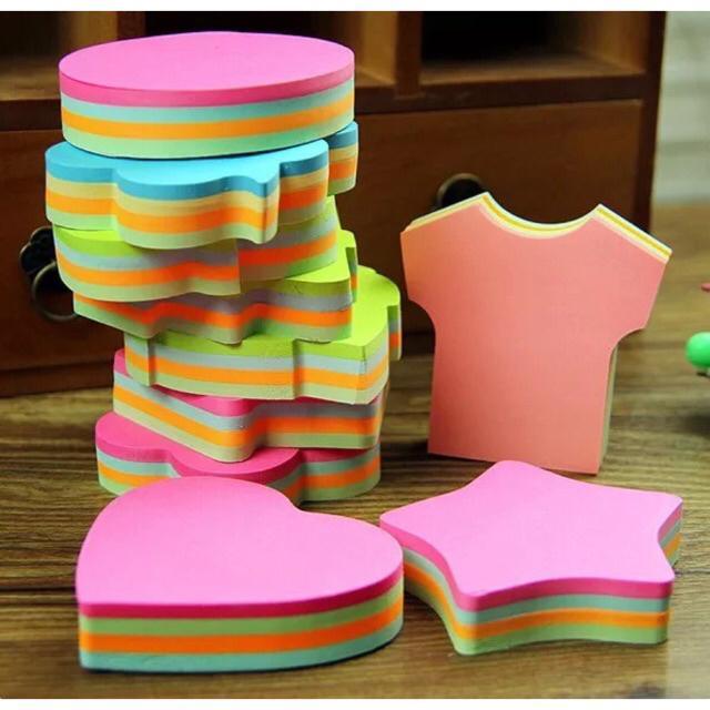 SY Cute creative post-it color sticky note paper 100 pages easy to tear ...
