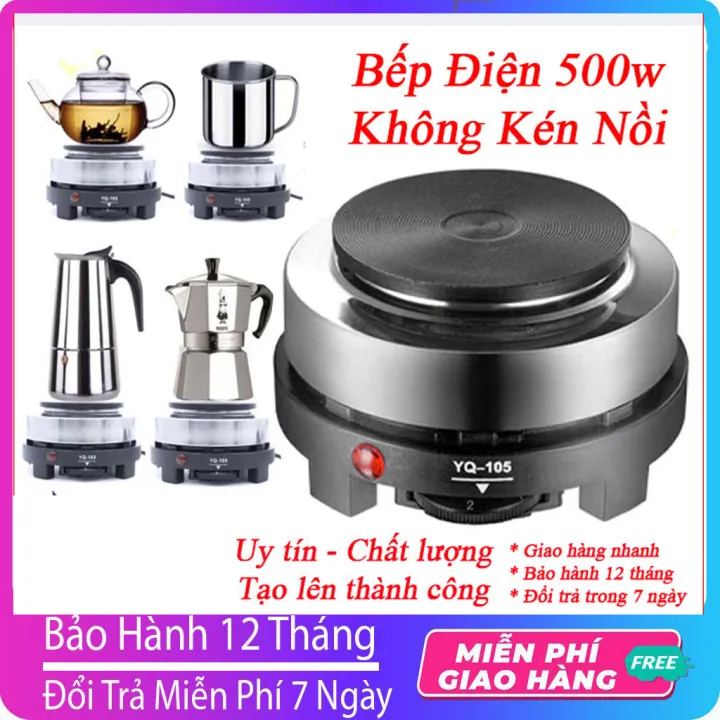 Bếp điện - Bếp điện mini - Bếp điện đơn 500w - Bếp đun cafe - Bếp nấu ...