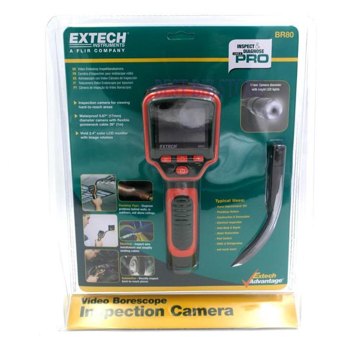 Extech BR80 Video Borescope Inspection Camera (Original) | Lazada