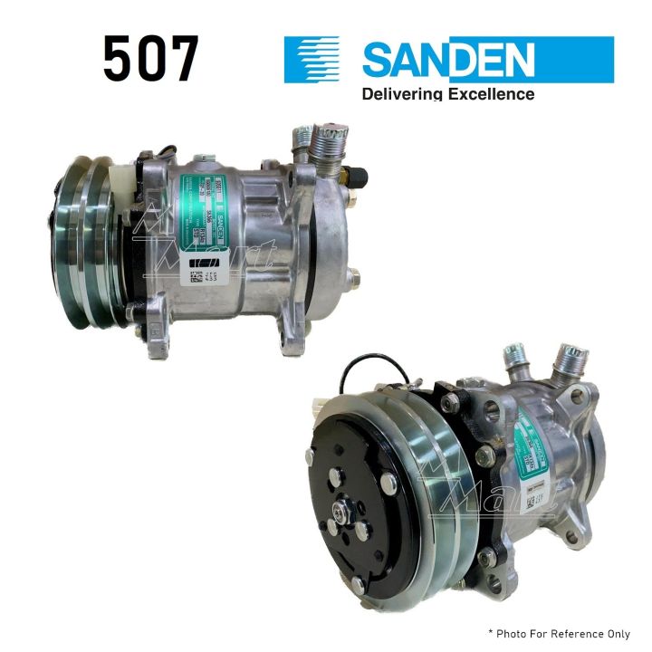 Sanden 507 12v (Oring) Air Cond Compressor (Original Sanden) | Lazada