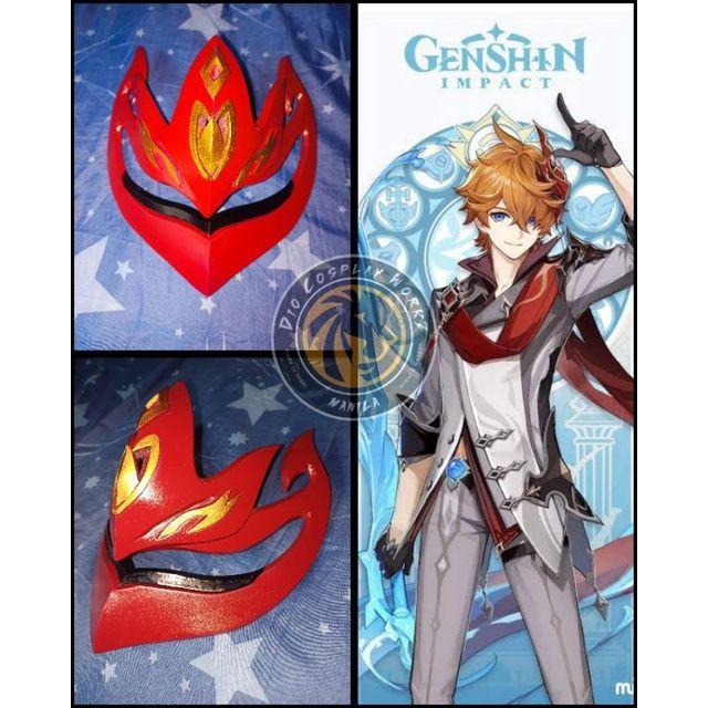 Genshin Impact :Tartaglia Childe's Mask | Lazada PH