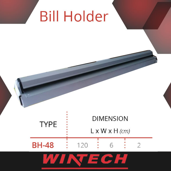 Getra BH-48 Bill Holder - Tempat Menjepit Kertas Nota, Menu Restoran ...